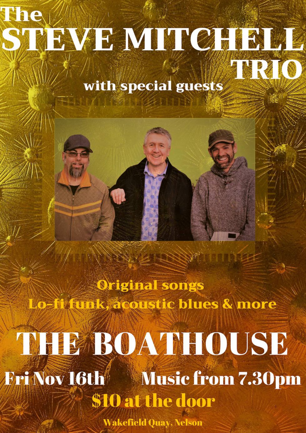 The Steve Mitchell Trio with Special Guests - The Boathouse Nelson